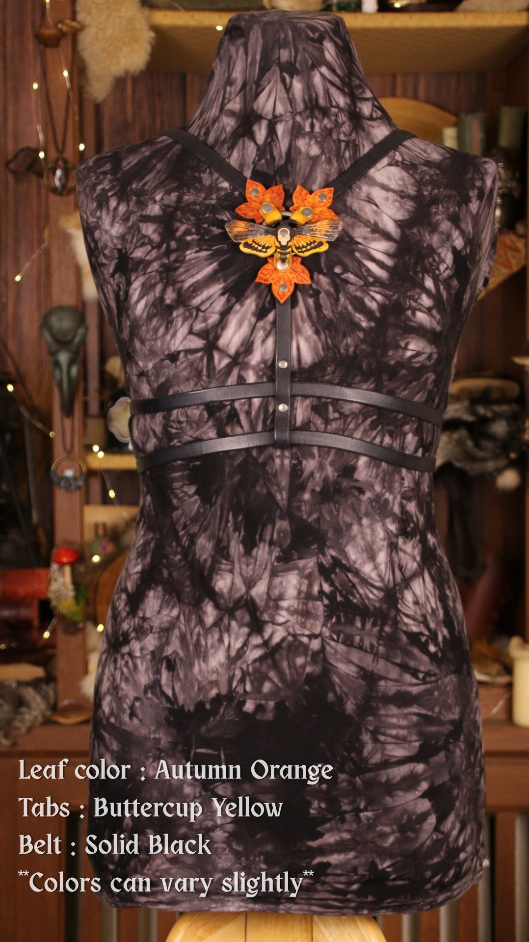 Basic Witch Harness in Ivy – Foxes and Ravens