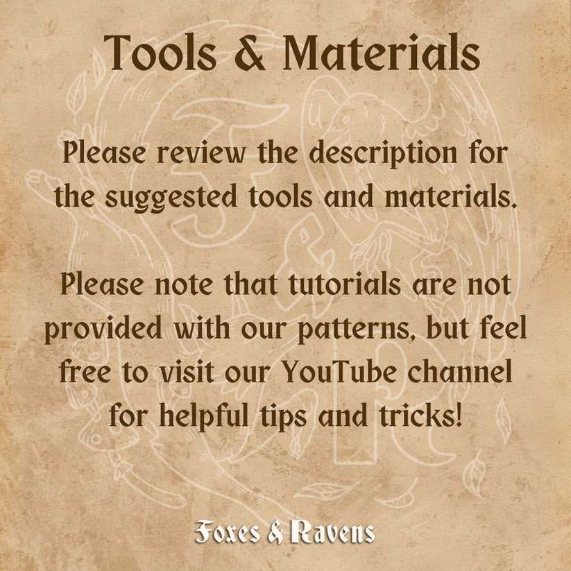 Viking Ankle Turn Shoe Pattern – Foxes and Ravens