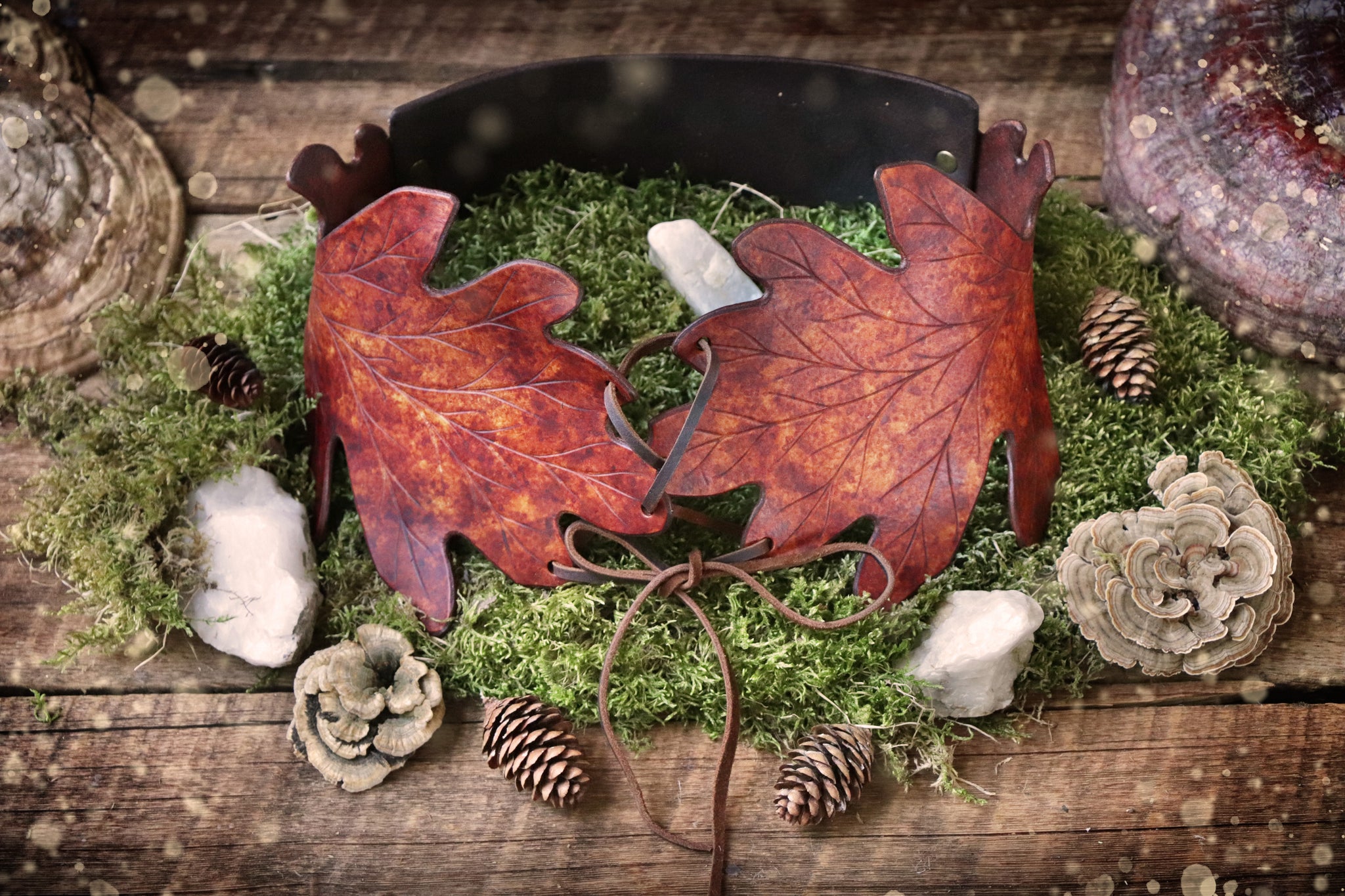 Oak Leaf Cincher - Leaf Armor for Fairys and Elves – Foxes and Ravens