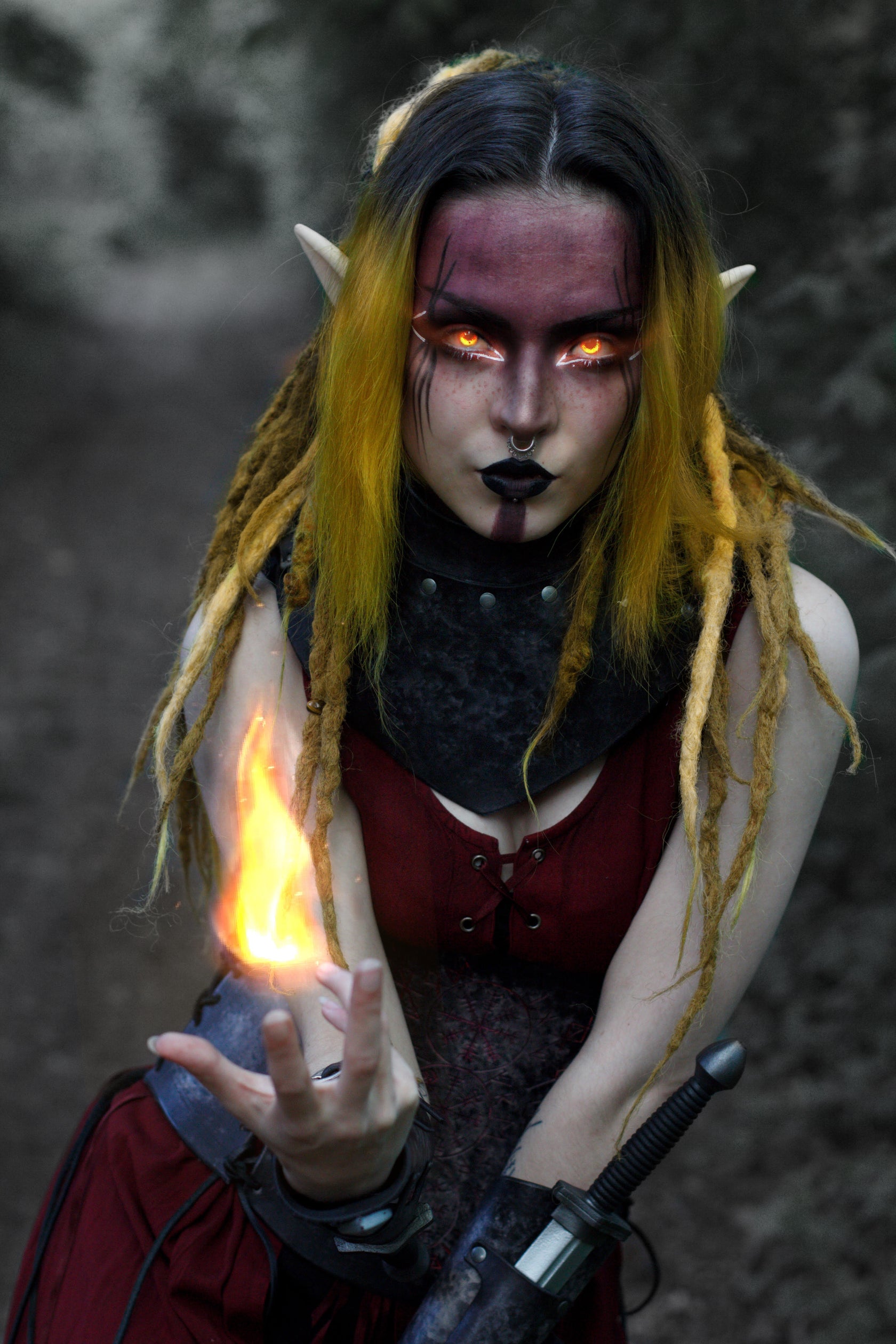 Classic Gorget – Foxes and Ravens